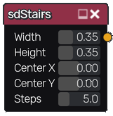 sdStairs node — Material Maker documentation